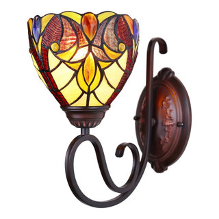 CHLOE Lighting CH38632AV06-WS1 ADIA Victorian Dark Bronze 1 Light Wall ...