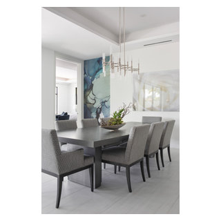 Contemporary Dining Room - Dining Room - Miami - by Jason Ball Interior ...