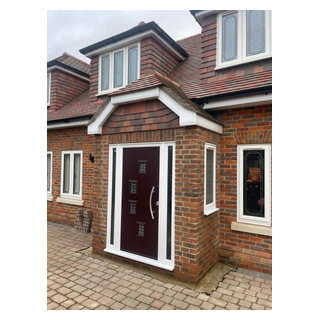 New Porch, Internal alterations and driveway crossover - Rustic - Entry ...