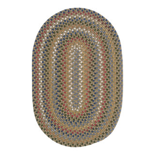 Colonial Mills Wayland Oval Braided Rug, 5X7 - Contemporary - Area Rugs ...