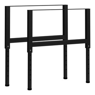 Vidaxl Adjustable Work Bench Frames 2-Piece Metal 33.5"x27.2"-37.6 ...