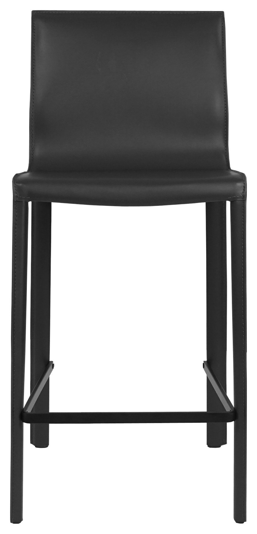 Elite Living Stan Leather 26" Counter Height Bar Stool - Contemporary ...