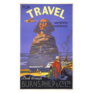 Travel Egypt Print, 17" x 22" - Contemporary - Prints And Posters - by ...