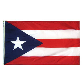 Puerto Rico, 5'x8' Nylon Flag - Traditional - Flags And Flagpoles - by ...
