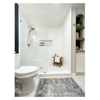 The Hawk Project: The Vintage Blue Bathroom - Contemporary - Bathroom ...