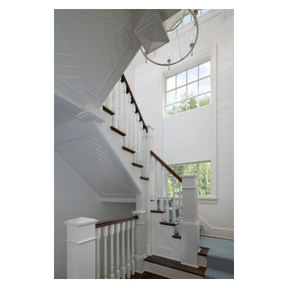Dover Renovation - Beach Style - Staircase - Boston - by Silipo ...