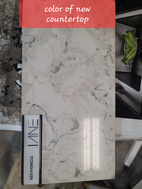 What can I use to fill the gap between new countertop and window ledge