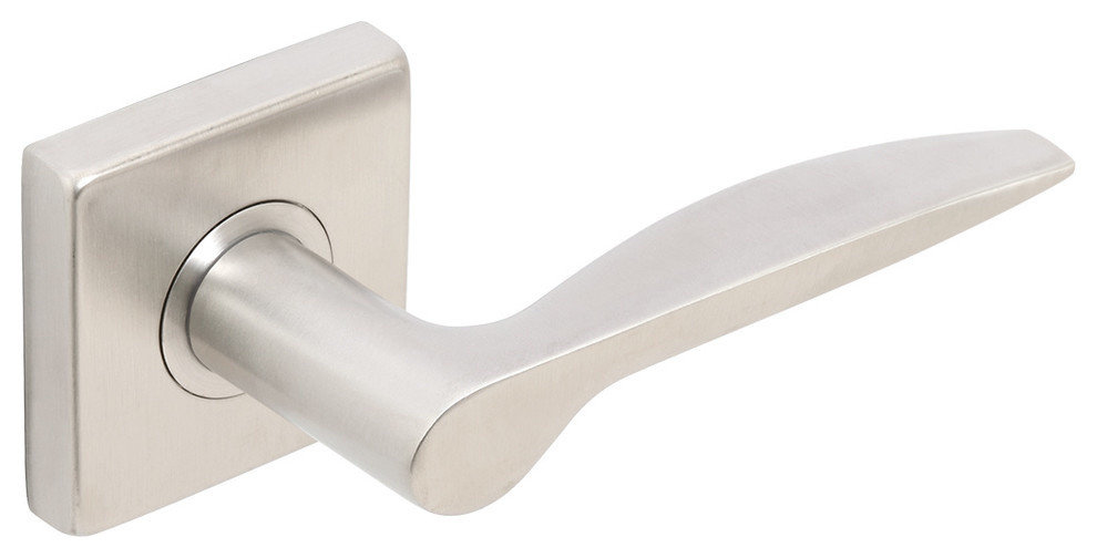 Toronto Lever, Half Passage, LH, Satin Stainless Steel, 2-3/8" Backset ...