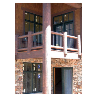 Exterior - Log & Timber Balustrades - Salt Lake City - par Titan Stairs ...