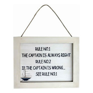 The Captain is Always Right Sign - Beach Style - Novelty Signs - by ...