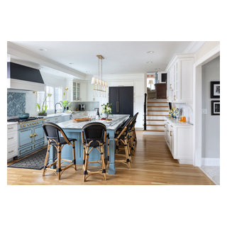 Fireside Gourmet Kitchen - Traditional - Kitchen - Boston - by ...