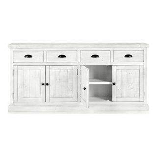 70" Rustic Sideboard Buffet - Farmhouse - Buffets And Sideboards - by ...