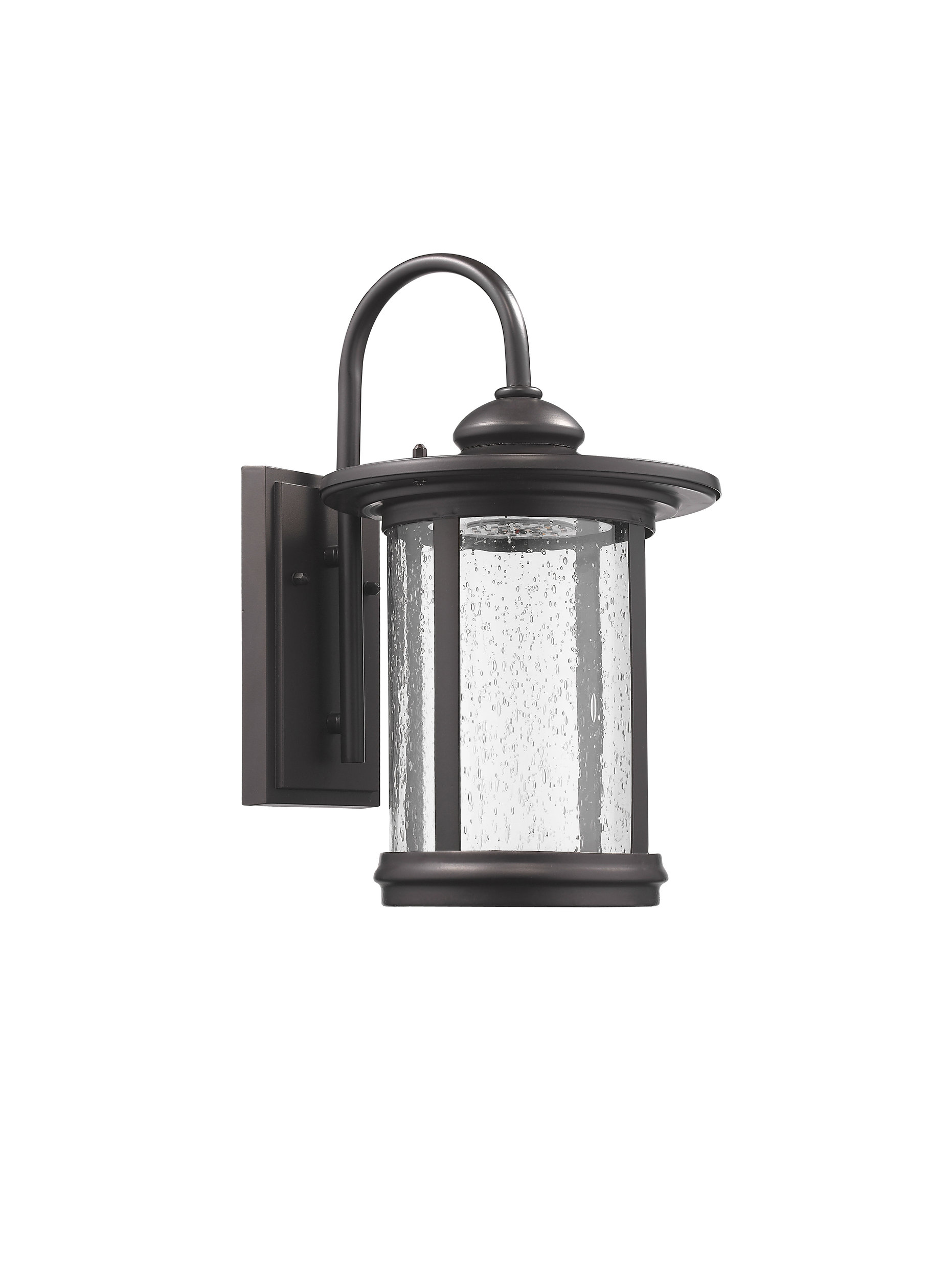 Cole Transitional Led Rubbed Bronze Outdoor Wall Sconce, 15" Height ...