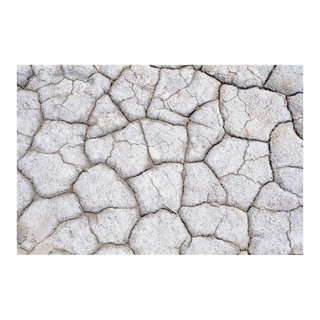 "Dry and cracked ground pattern, California" Paper Print, 20"x14", 32 ...