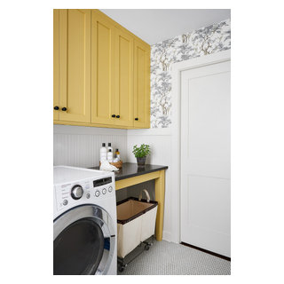Colonial renovation - Farmhouse - Laundry Room - Chicago - by AZL ...