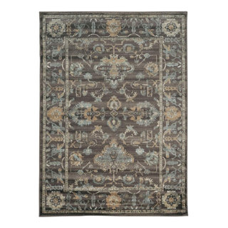Radici 3562/0042/LIGHTBROWN Colosseo 7'10x10'6 Indoor Rectangular Area ...
