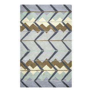 Rizzy Home Tumble Weed Loft Collection Rug, 3'x5' - Contemporary - Area ...