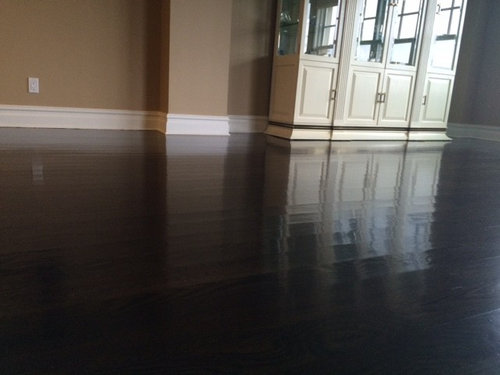 My Hardwood Floors look Wavy
