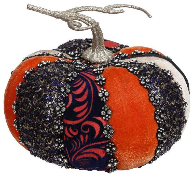 Mark Roberts 2021 Elegant Pumpkin 8x7" - Farmhouse - Decorative Objects ...