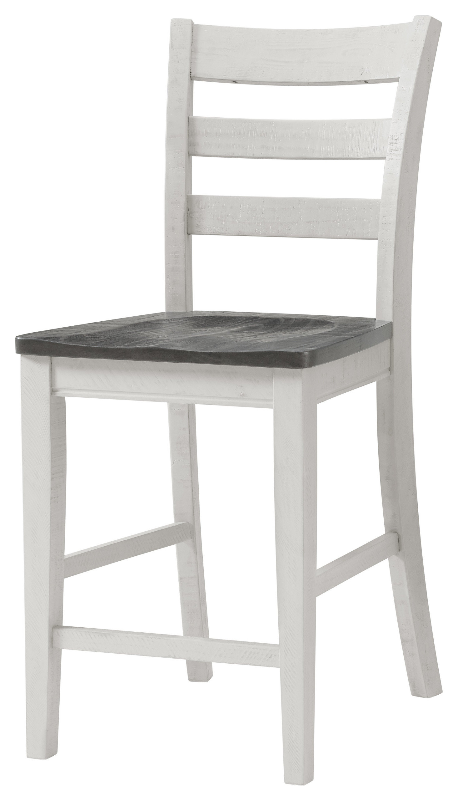 Monterey Counter-Height Dining Chairs, Set of 2, White and Gray Stain ...