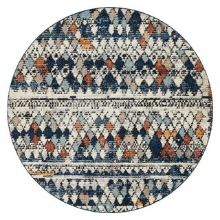 Contemporary Radiance Area Rug, Round 4' - Contemporary - Area Rugs ...