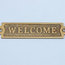 Welcome Sign, Antique Brass - Beach Style - Novelty Signs - by ...