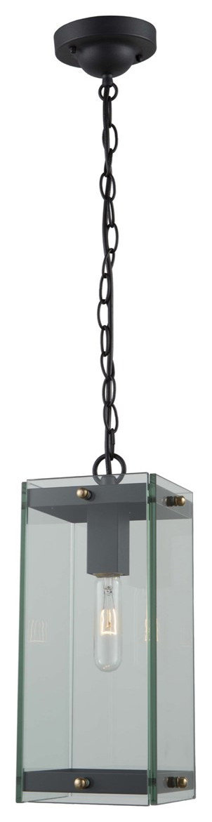 Artcraft Bradgate Outdoor Pendant AC8145BK - Matte Black & Harvest ...