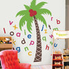 Alphabet Palm Tree Wall Decals, 28-Piece Set - Transitional - Kids Wall ...