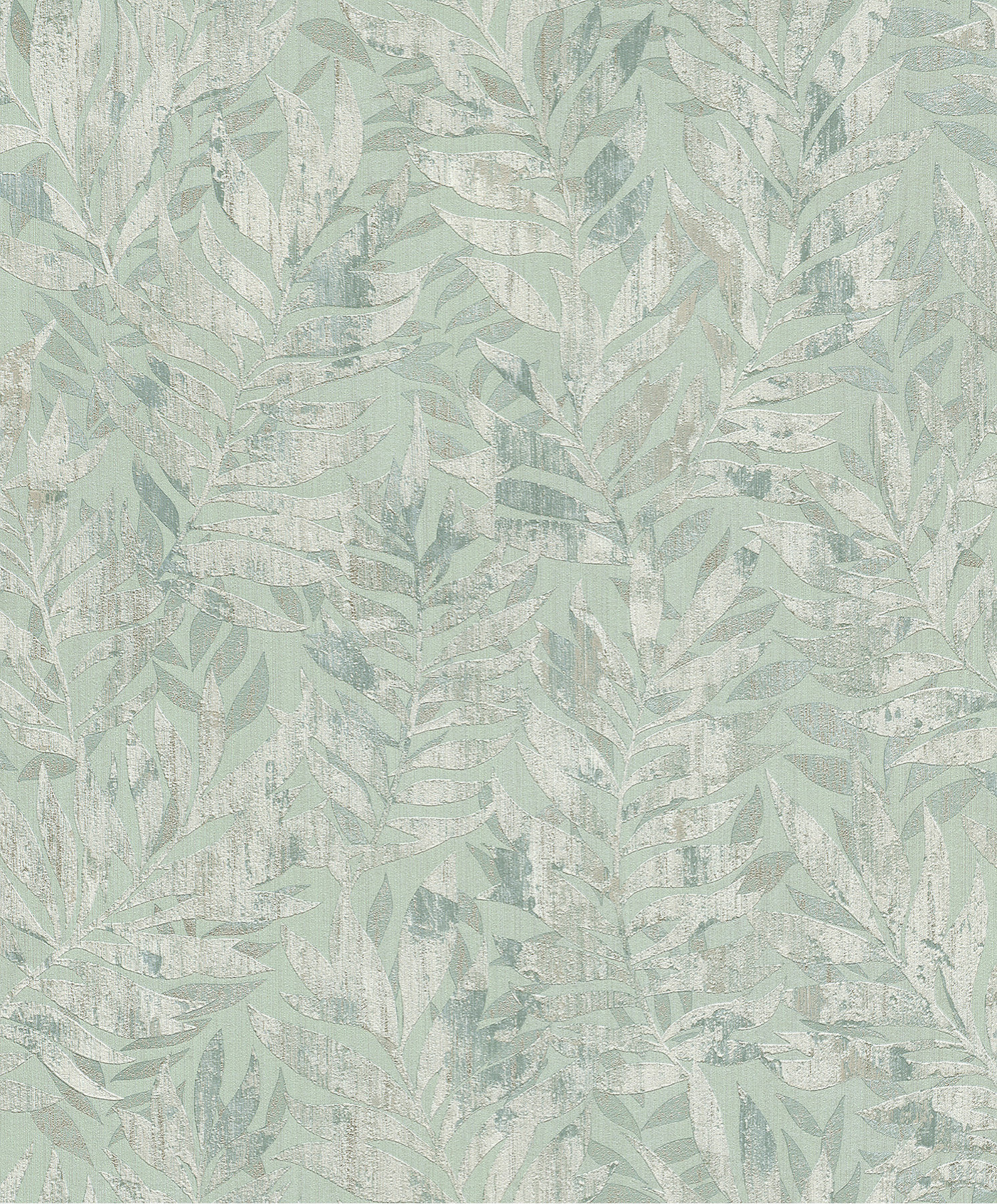 Beck Green Leaf Wallpaper, Swatch - Contemporary - Wallpaper - by Brewster Home Fashions | Houzz