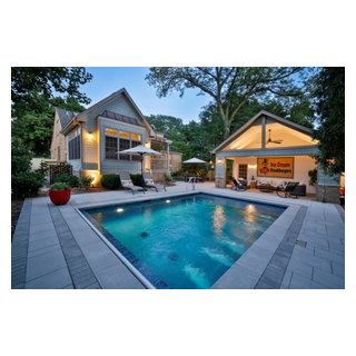 Inground Rectangular Pool Elmhurst - Traditional - Pool - Chicago - by ...