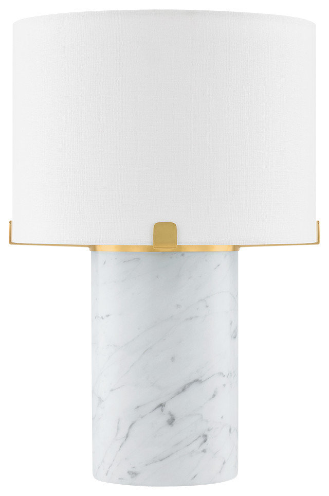 Mitzi Rumi 16" Table Lamp Aged Brass, 10.75 - Transitional - Table ...