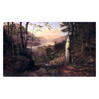 James Brade Sword A Peep into Lake George Gallery Wrap Canvas, 18x27 ...
