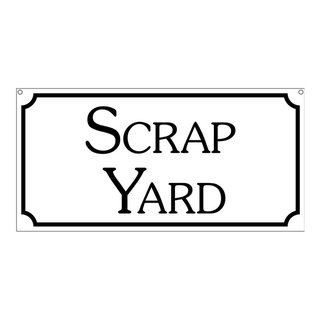 Scrap Yard, Aluminum Factory Dock Recycling Factory Warehouse Sign, 6 ...