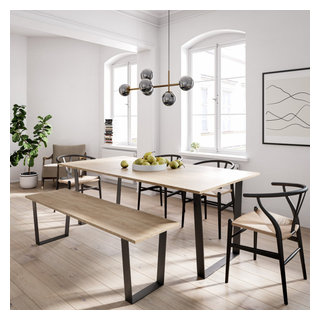 Theo dining table - Industrial - Dining Room - Cheshire - by Featured ...