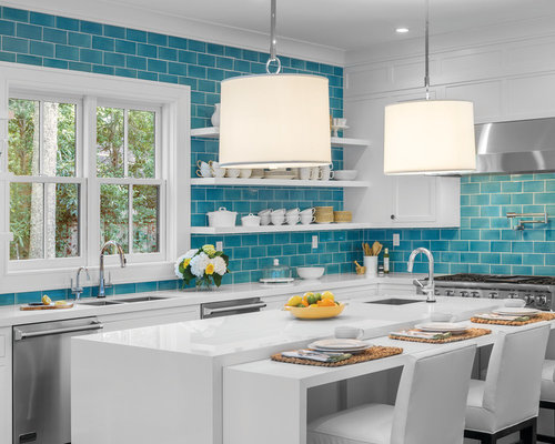 Kitchen with Open Cabinets Design Ideas & Remodel Pictures | Houzz