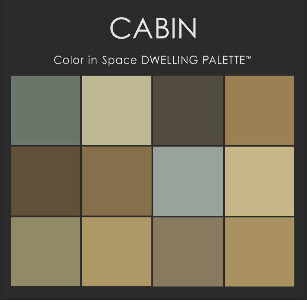 Color in Space Cabin Paint Color Palette™ - Rustic - Paint - by Color ...
