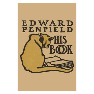 Bookplate of Artist Edward Penfield, 20" x 30" - Traditional - Prints ...