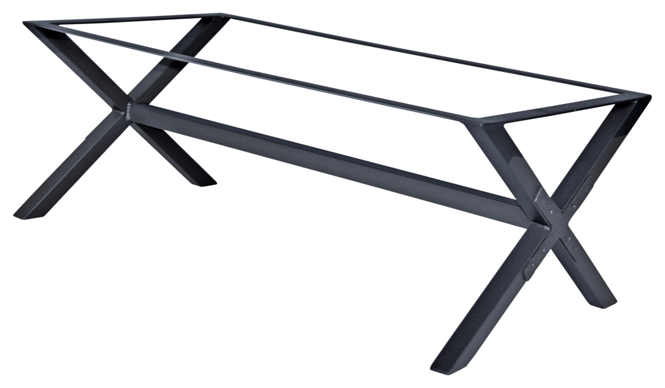 X Brace Cocktail Table Base - Rustic - Table Tops And Bases - by The ...