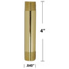 Supply Kit - 1/2" Ips X 3/8" Od X 15" Corrugated In Polished Brass ...
