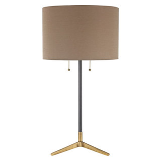 Clubhouse Table Lamp - Midcentury - Table Lamps - by Lighting New York ...