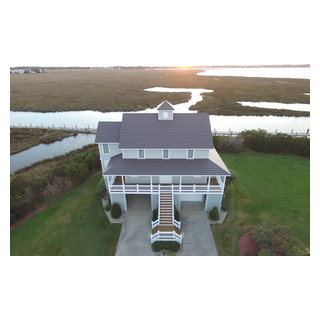 Outer Banks Beach House Metal Roof Install - Costero - Wilmington - de ...