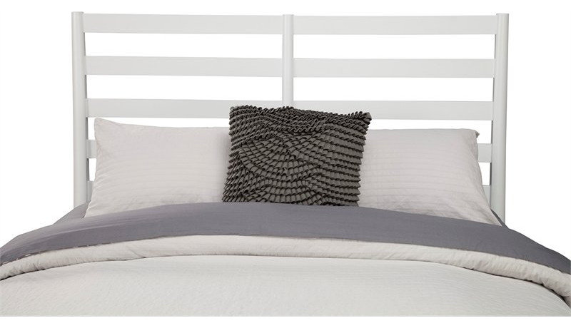 Alpine Furniture Flynn Standard King Wood Bed with Slat Back Headboard ...