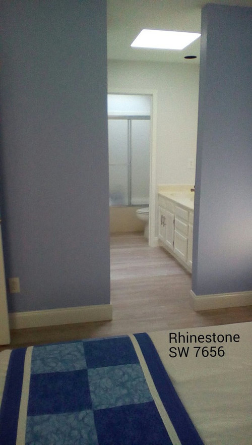 Bathroom painted Rhinestone SW 7656