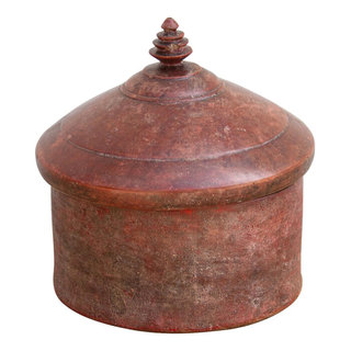 Rose Red Large Bhajan Tikka Box - French Country - Decorative Boxes ...