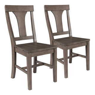 Tuscany Reclaimed Pine Dining Chair, Set of 2 - Rustic - Dining Chairs ...