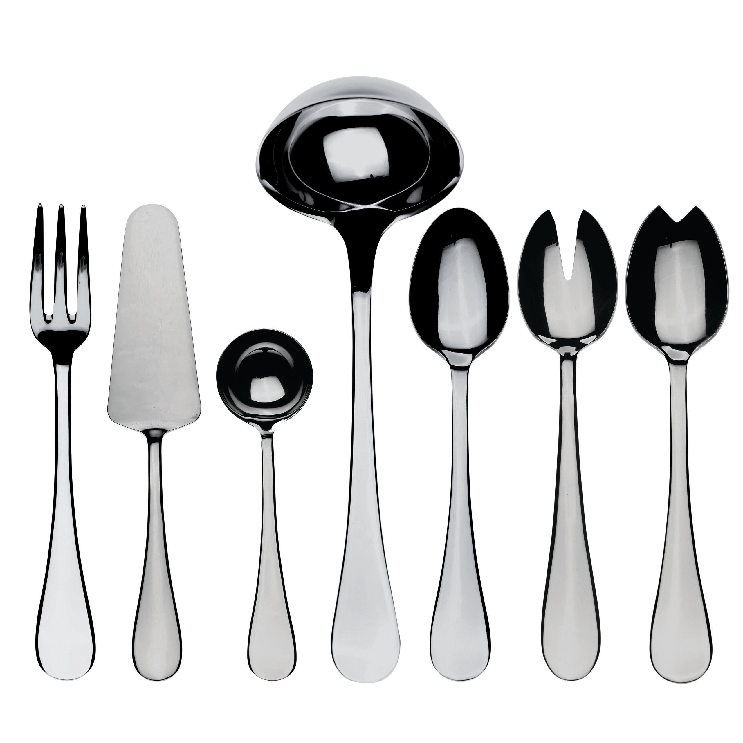 Brescia Serving Set Mirror - Contemporary - Serving Utensils - by MEPRA ...
