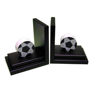 Soccer Ball Bookends - Eclectic - Bookends - by OneWorld | Houzz