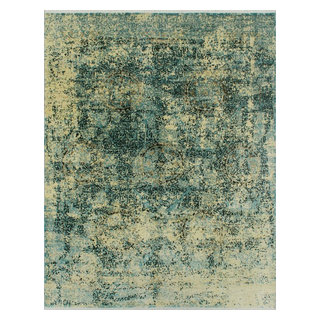 Fine Erase Coraline Ivory Rug, 7'10x10'2 - Contemporary - Area Rugs ...