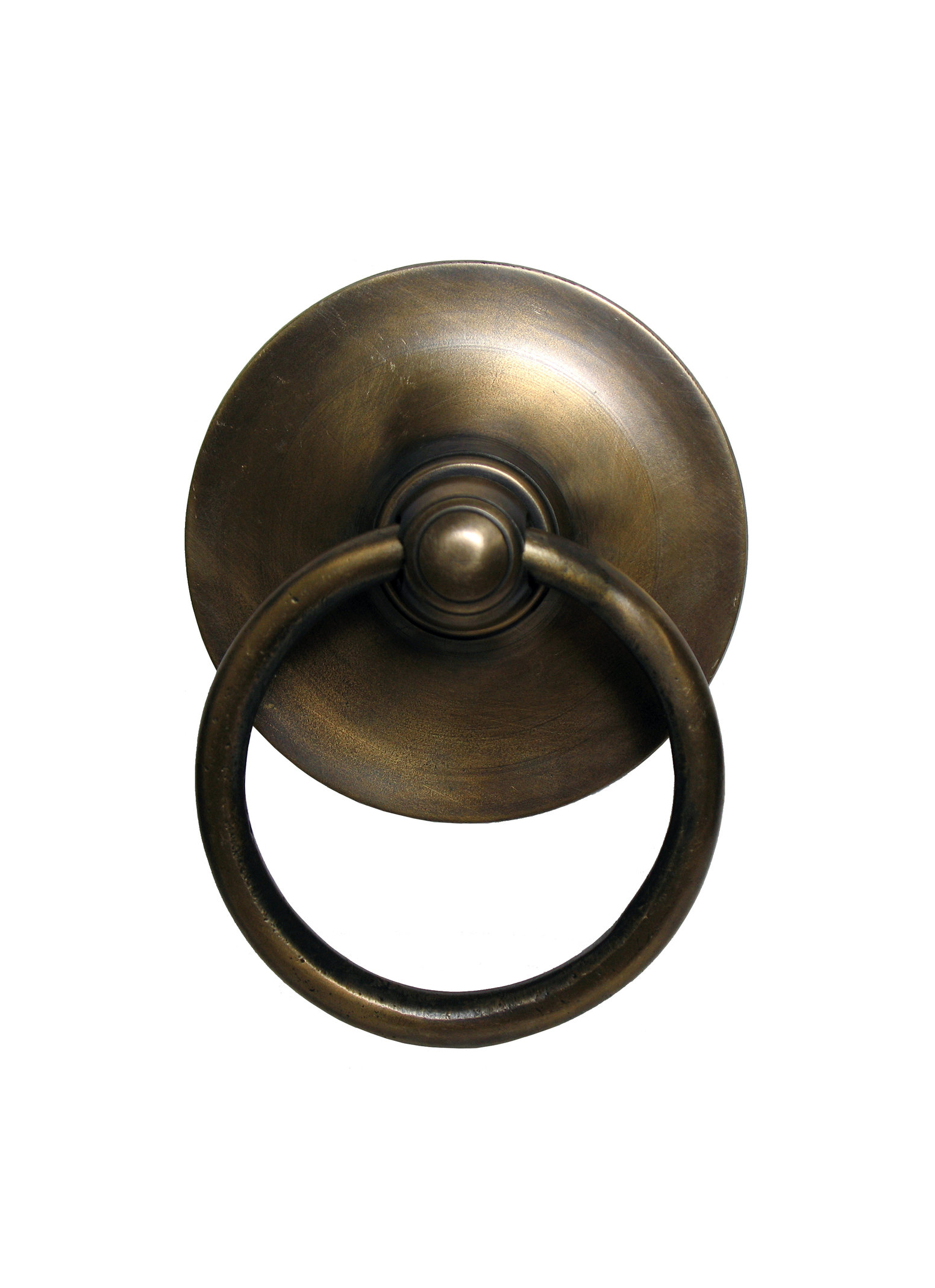 Ring Pull With Simple Round Backplate - Traditional - Cabinet And ...