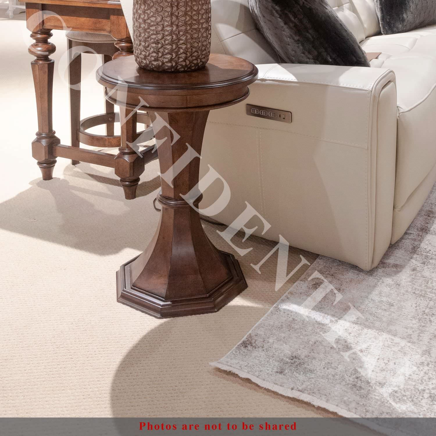 Hewan Round Chairside Table - Transitional - Side Tables And End Tables ...